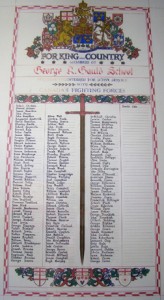 Elementary Schools: G to J – For King and Country